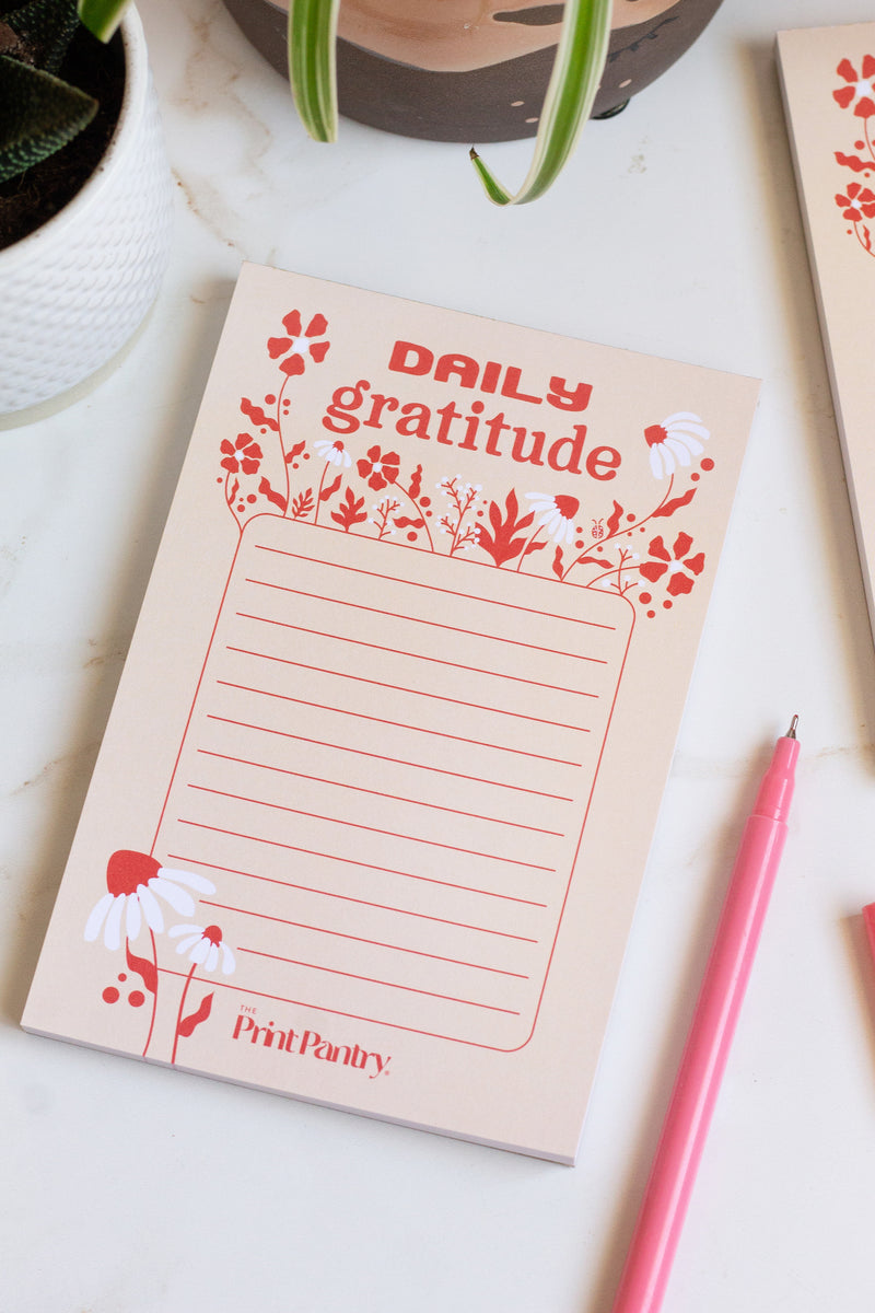 Daily Gratitude Notepad – The Print Pantry