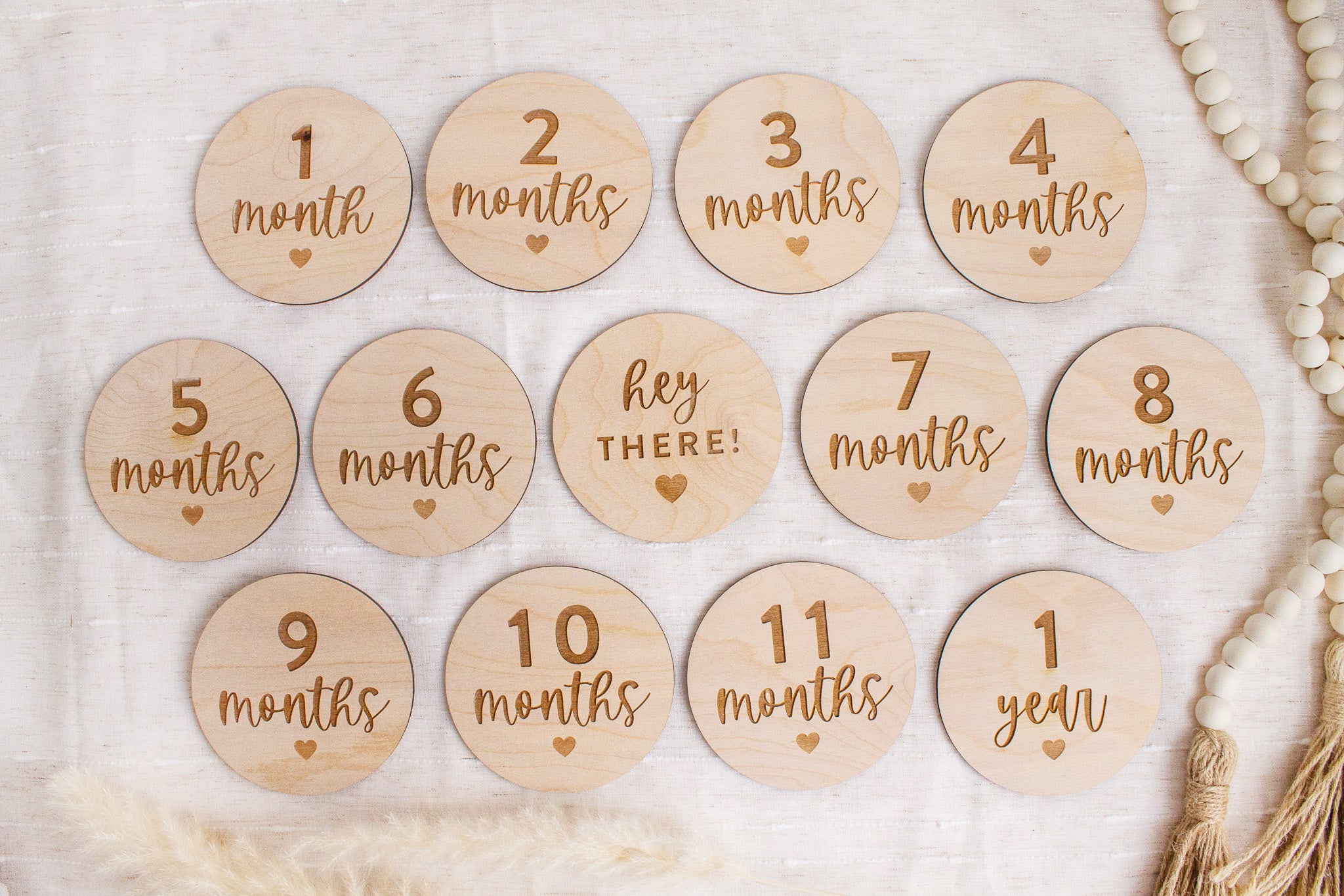 Circle Baby Milestone Signs – The Print Pantry
