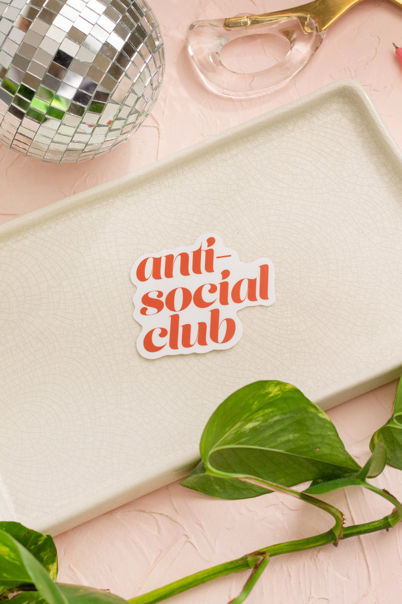 Anti-Social Club Sticker – The Print Pantry