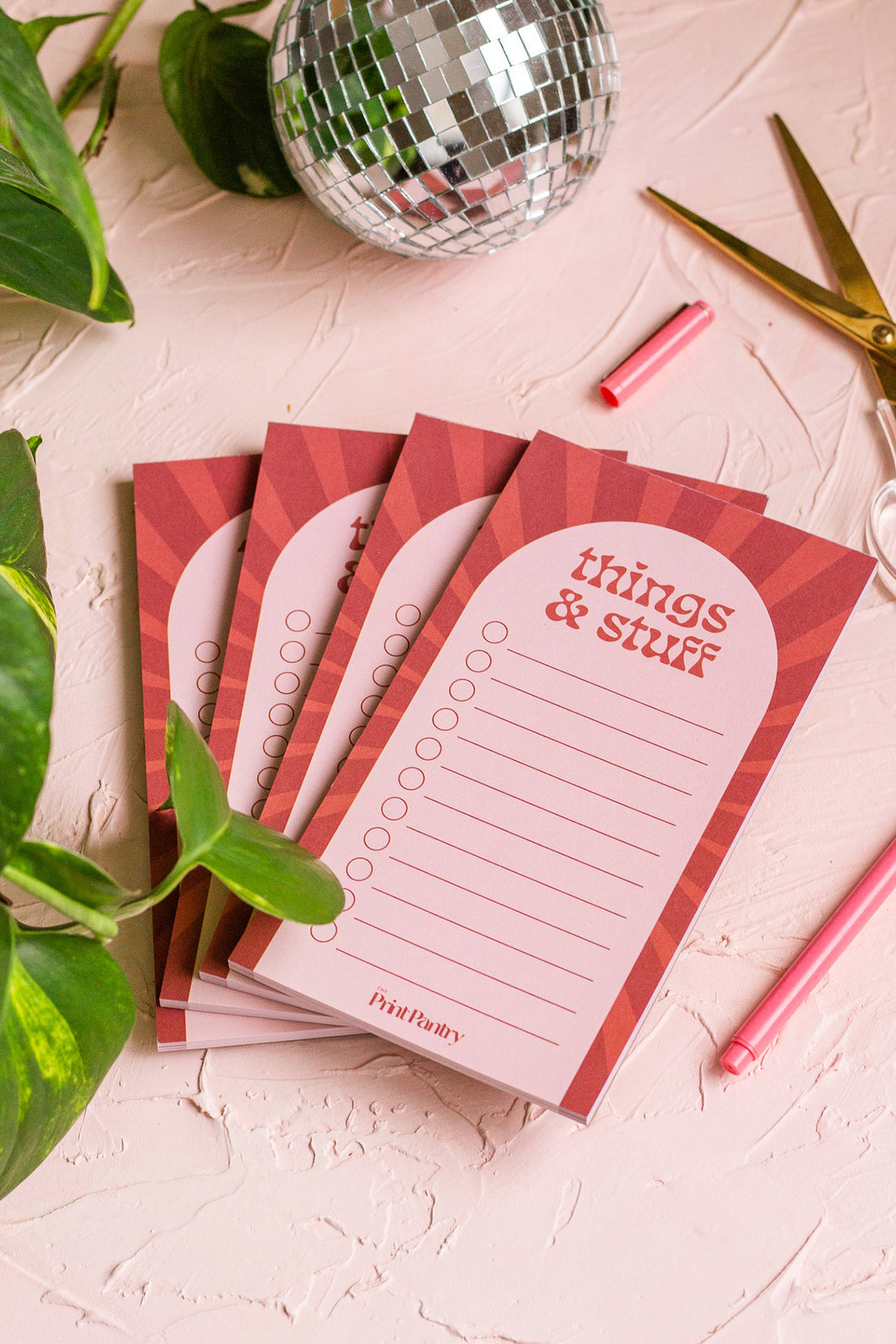 Things & Stuff Notepad – The Print Pantry