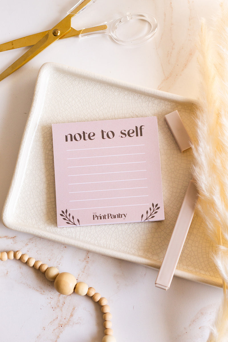Mini Note to Self Notepad – The Print Pantry