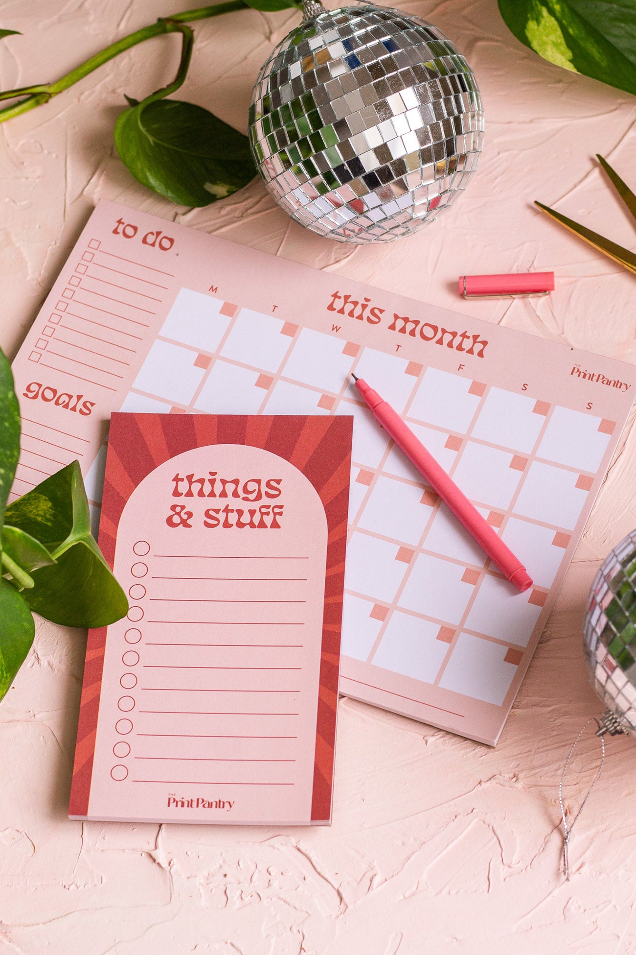 Monthly Agenda Notepad Bundle – The Print Pantry