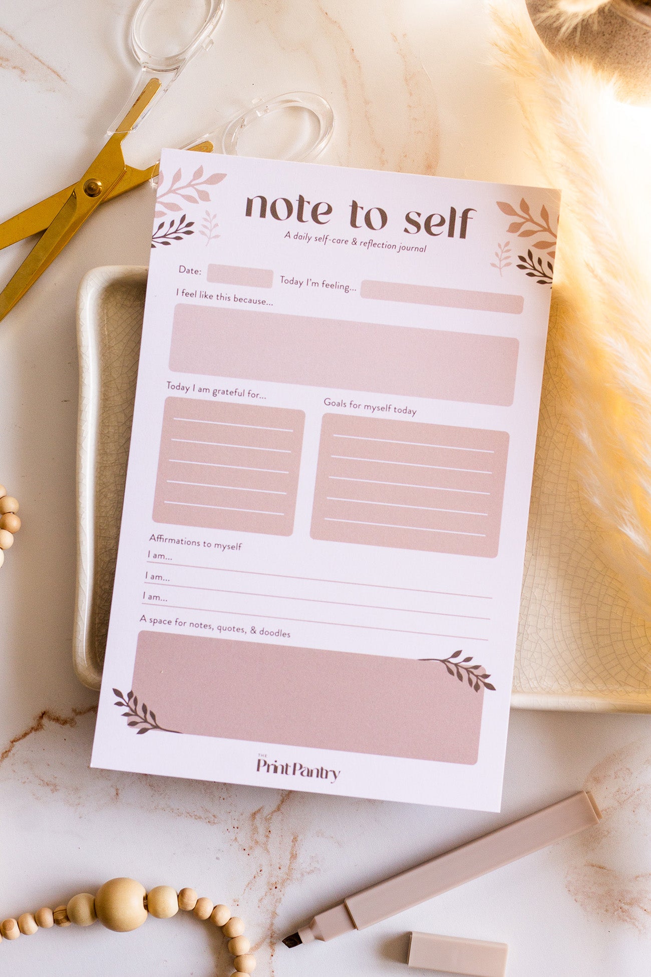 Note To Self Notepad Bundle – The Print Pantry