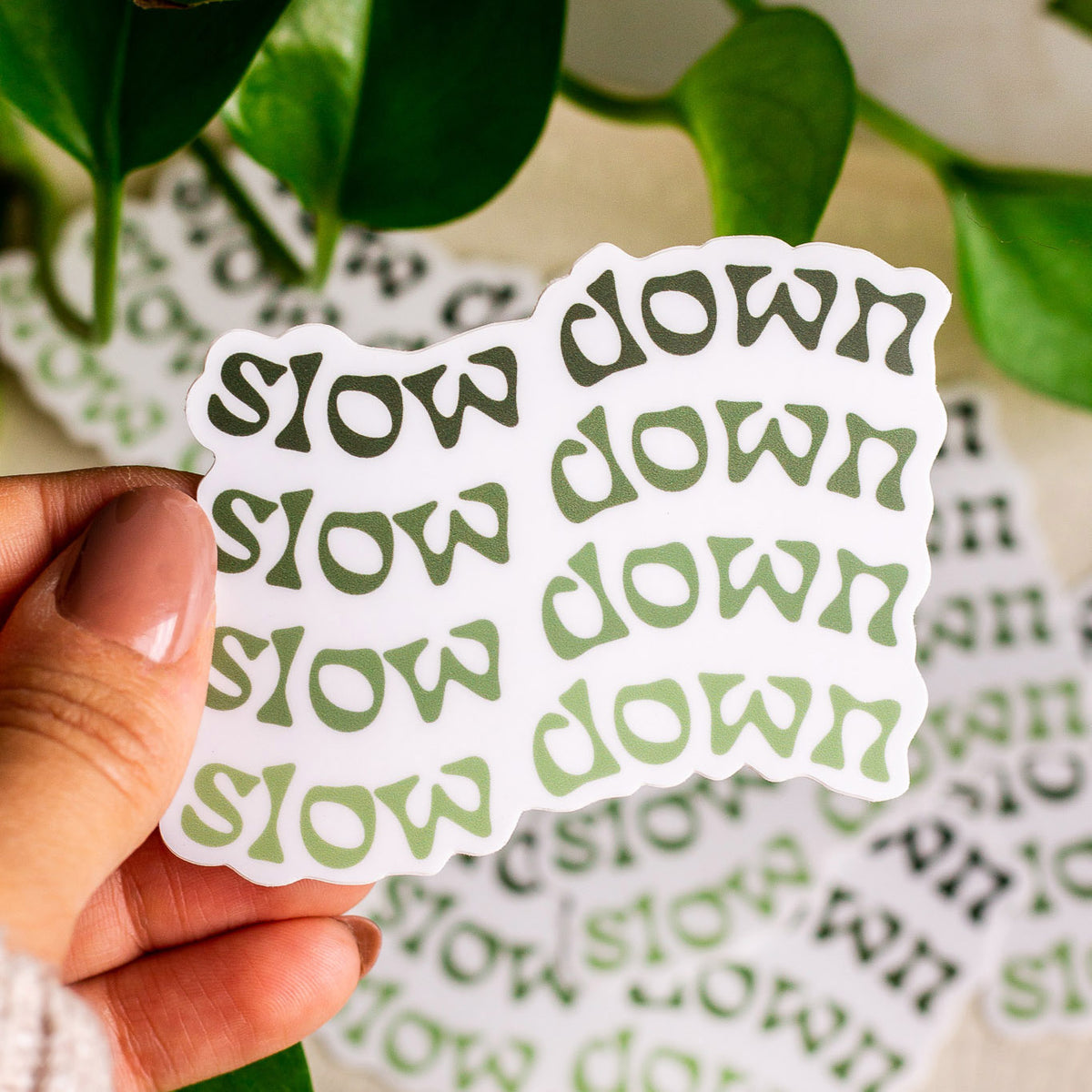 Slow Down Sticker – The Print Pantry
