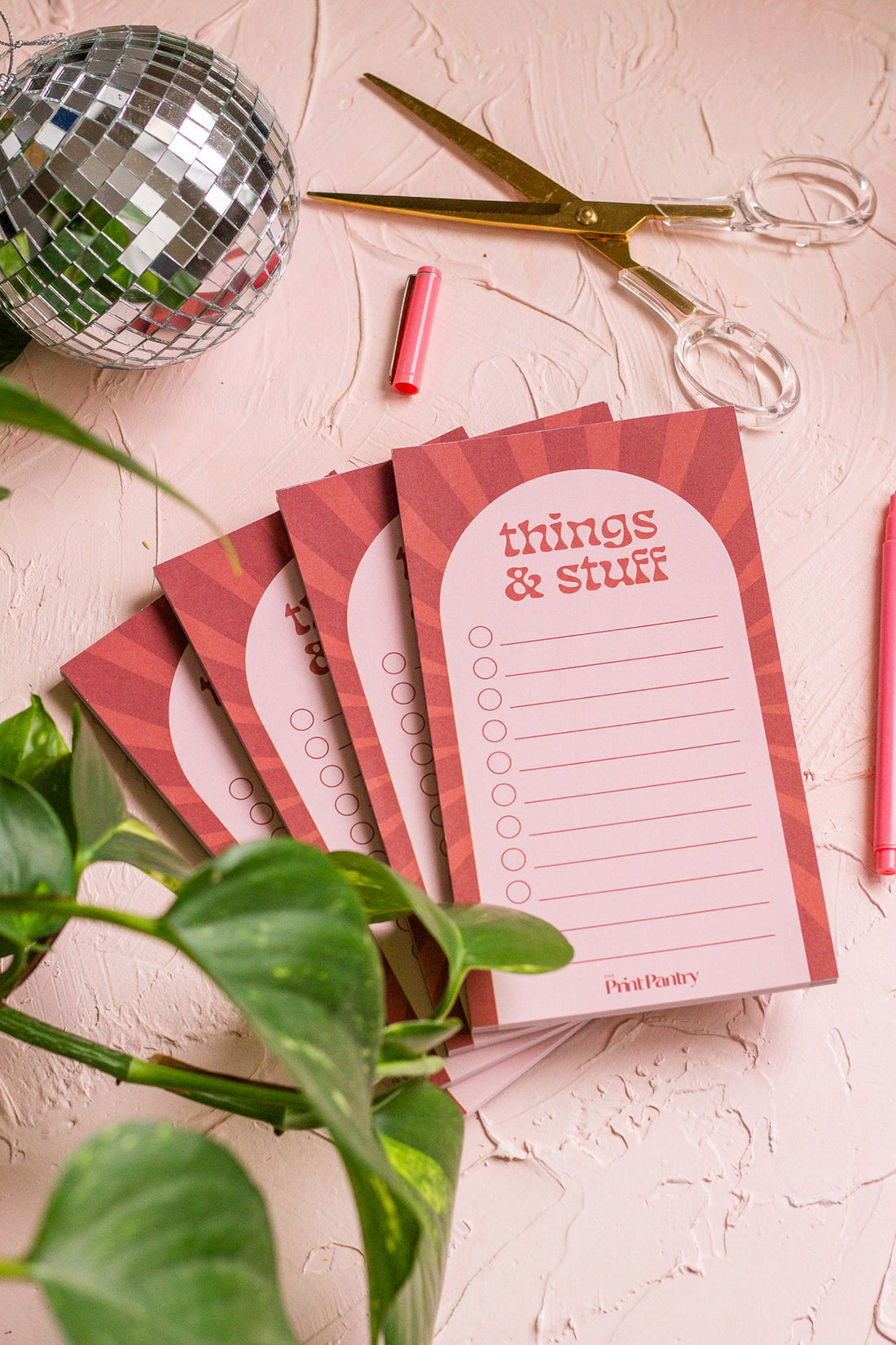 Things & Stuff Notepad – The Print Pantry