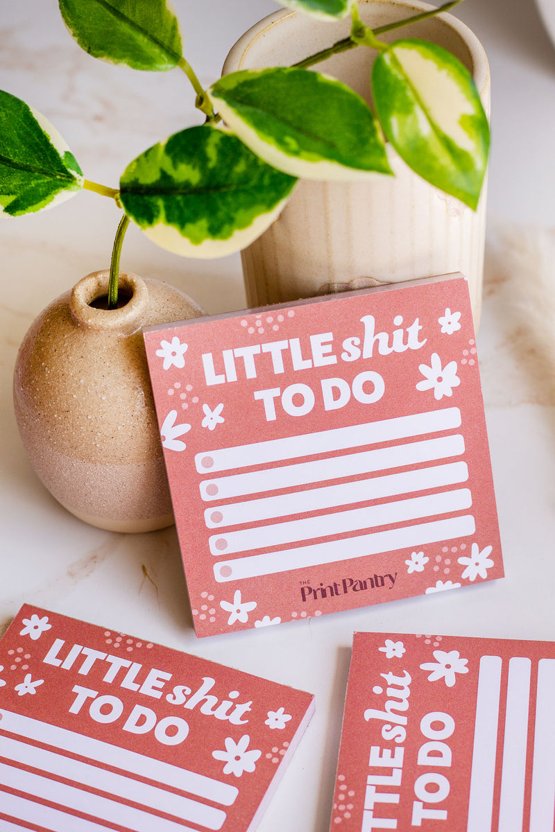 Little Shit To Do Notepad – The Print Pantry