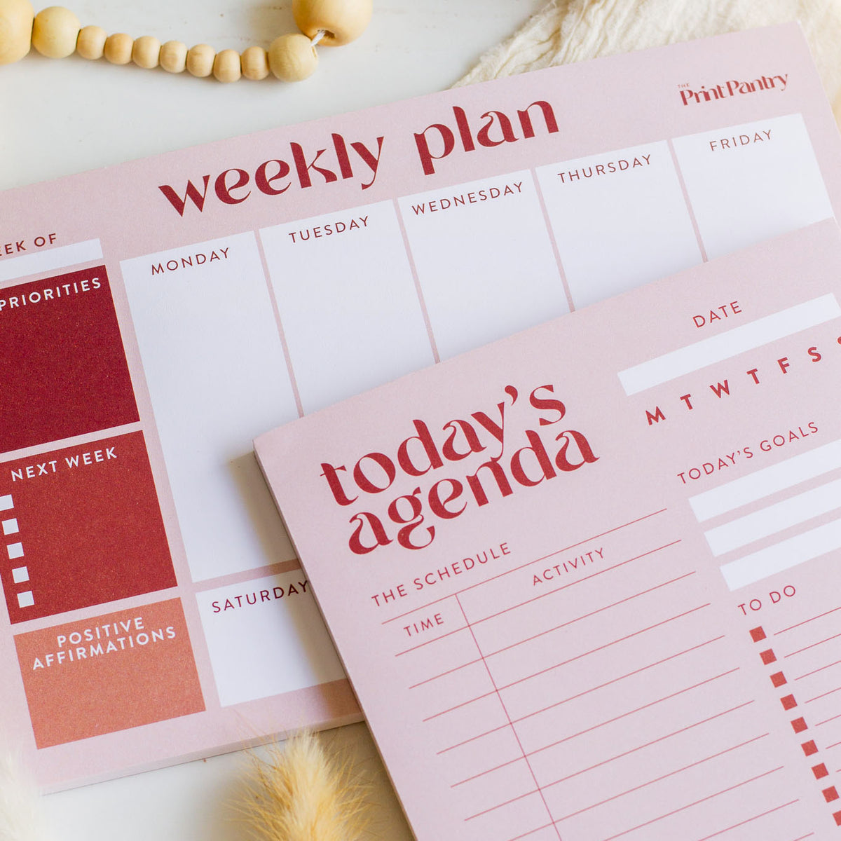 Agenda Notepad Bundle – The Print Pantry